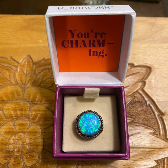 Lori Bonn | Jewelry | Lori Bonn Sterling Silver Lab Created Opal Slide ...